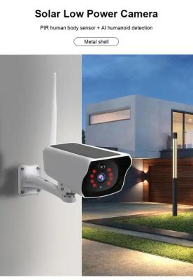 China 1.3W Solar 4G CCTV Camera 1080P Night Vision CMOS Security Camera 10m IR for sale
