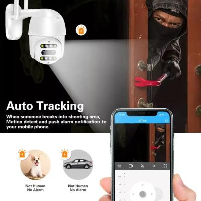 China CMOS 2.4G WiFi Wireless Camera System CCTV 10X Zoom Dual Lens 1080P for sale