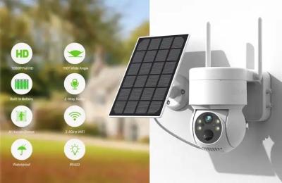 China 4G WiFi Practical Solar Panel Security Camera PTZ Outdoor Indoor for sale