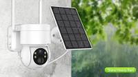 China 4G WiFi Practical Solar Panel Security Camera PTZ Outdoor Indoor for sale