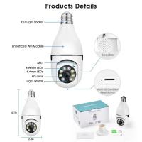 China CE 360 Degree Home Indoor Security Camera LED Light Bulb Camera 720P for sale