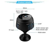 China ABS Infrared Small Wireless Security Camera 1MP 150 Degree Wide Angle Night Vision CCTV P2P for sale