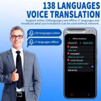China 138 Language Instant Voice Translator 4.1 Inch IPS Touch Screen Offline Translation Device 1500mAh for sale