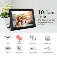 China 10.1 Inch 1280x800 IPS Smart Digital Picture Frame 250cd/m2 Acrylic Photo Frame for Advertising for sale