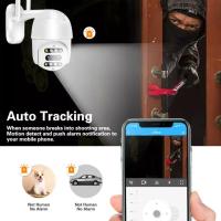 China CMOS 2.4G WiFi Wireless Security Camera 1080P 10X Zoom Dual Lens CCTV for sale