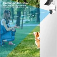 China 4MP WiFi PTZ Solar Security Camera 4G 3.7W Solar Panel Durable for sale