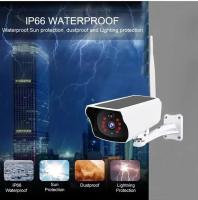 China Night Vision 1.3W Solar 4G CCTV Camera , CMOS 4G Solar Powered Security Camera for sale