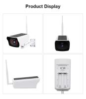 China Night Vision 1.3W Solar 4G CCTV Camera , CMOS 4G Solar Powered Security Camera for sale
