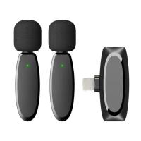 China Wireless Lavalier Microphone for iPhone No App Needed 70mAh Battery 20-20KHz Frequency Range for sale
