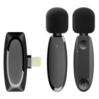 China Wireless Lavalier Microphone for iPhone No App Needed 70mAh Battery 20-20KHz Frequency Range for sale
