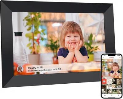 China 10.1 Inch WiFi Digital Photo Frame 1280x800 IPS Touch Screen Smart Picture Frame 1GB RAM 16GB ROM for sale