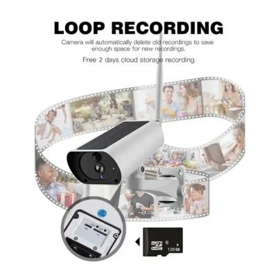 China Outdoor 1080P Solar Security Camera 4G Practical Two Way Audio for sale