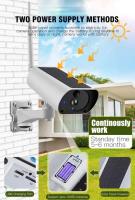 China Outdoor 1080P Solar Security Camera 4G Practical Two Way Audio for sale