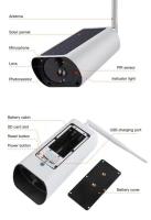 China Outdoor 1080P Solar Security Camera 4G Practical Two Way Audio for sale