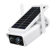 China IP66 Solar Powered CCTV Camera Rechargeable Solar Panel Outdoor Security Camera for sale