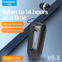 China F520 Wireless Bluetooth Earphone Business Collar Clip Earphone 10m Range 8h Battery for sale