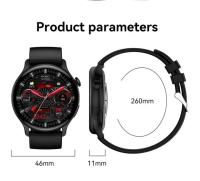 China APP Control AMOLED BT Calling Smartwatch Practical 1.43 Inch HK85 for sale