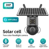 China 3mp Wireless Surveillance PTZ IP Camera Solar Powered Battery for sale