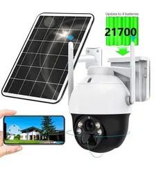 China 4MP Solar WiFi PTZ Security Camera 1080P Outdoor IP67 with PIR Motion Detection for sale