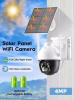 China 4MP Solar WiFi PTZ Security Camera 1080P Outdoor IP67 with PIR Motion Detection for sale