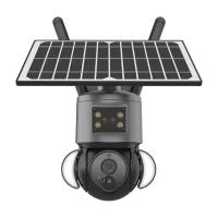 China 4MP Solar Powered WiFi 4G CCTV Camera Outdoor IP Network Smart Security with 12000mAh Battery for sale