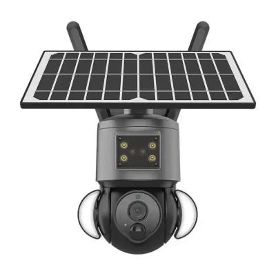 China 4MP Solar Powered WiFi 4G CCTV Camera Outdoor IP Network Smart Security with 12000mAh Battery for sale