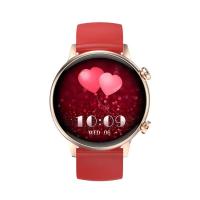 China IP68 Waterproof Smart Watch 1.1 Inch AMOLED Screen BT Call Fitness Tracker Heart Rate Blood Oxygen Monitor for Women for sale