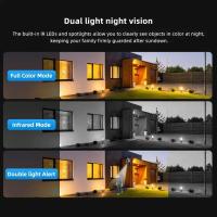 China 4MP 4G Dual Lens Outdoor IP Security Camera 2K HD PTZ Night Vision V380 Pro for sale
