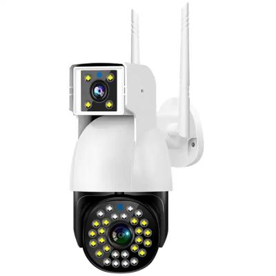 China Outdoor 4MP 4G Dual Lens PTZ WiFi Security Camera with 355° Rotation and Night Vision for sale