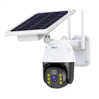 China 3MP V380 PTZ 4G Solar Security Camera 360 Degree Rotate Outdoor Waterproof 18x Zoom for sale