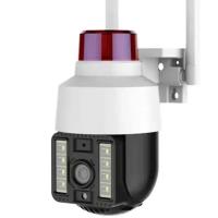 China 4MP Outdoor WiFi PTZ Security Camera 355° Pan Full Color Night Vision Human Detection 2 Way Audio for sale