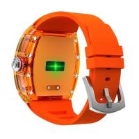 China Smart Watch with Crystal Exterior Mechanical Wristwatch BT5.0 280mAh Battery Health Monitor for sale