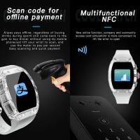 China YD5 Crystal Transparent Smart Watch 1.57 inch TFT Screen Health Tracker NFC Bluetooth Call for sale