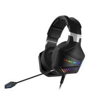 China K902 RGB Cool Lighting Gaming Headset Over Ear Noise Cancelling 50mm Driver 3.5mm USB for sale