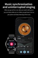 China 1.43 inch HD Smartwatch E26 BT Call Full Touch Silica Gel Band Fitness Tracker 220mAh for sale