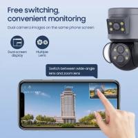 China 4MP 10X Optical Zoom PTZ Floodlight Camera IP65 Weatherproof WiFi Security for sale