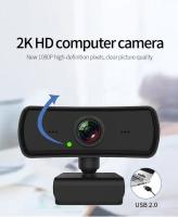 China 360 Rotation 2560x1440P HD Computer Camera Durable 2K Live Streaming Webcam for sale