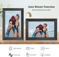 China 12 Inch 1920x1080 Digital Photo Frame with WiFi Android 8.1 Touch Screen for sale