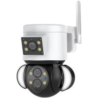 China 4MP WiFi 10X Optical Zoom Dual Lens Security Camera with Auto Tracking and Color Night Vision for sale