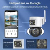 China 4MP WiFi 10X Optical Zoom Dual Lens Security Camera with Auto Tracking and Color Night Vision for sale