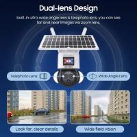 China 6MP Solar 4G PTZ Camera WiFi Night Vision PIR Motion Detection IP67 Waterproof 12000mAh for sale