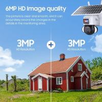 China 6MP Solar 4G PTZ Camera WiFi Night Vision PIR Motion Detection IP67 Waterproof 12000mAh for sale