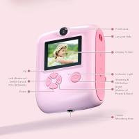 China Kids Instant Print Camera 1080P Video 2.0 IPS Screen Digital Thermal Photo Printer for Children for sale