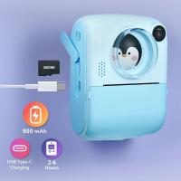 China Kids Instant Print Camera 1080P Video 2.0 IPS Screen Digital Thermal Photo Printer for Children for sale