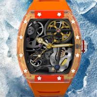 China Mechanical Smart Watch With Crystal Cool Exterior for sale