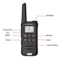 China Kids Walkie Talkie Two Way Radio Toy High Range 22 FRS Channels 3-15 km Handheld for sale