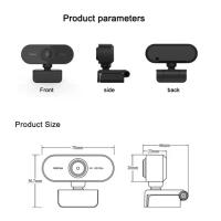 China HD 1080P Live Streaming Webcam USB PC Camera With Holding Bracket for sale