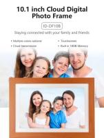 China 10.1 Inch WiFi Digital Photo Frame 16GB RK3126 Quad Core 800x1280 HD Display for sale