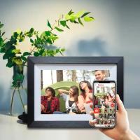 China 10.1 Inch WiFi Digital Photo Frame 16GB RK3126 Quad Core 800x1280 HD Display for sale