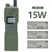 China Baofeng AR-152 Tactical Walkie Talkie 10W Dual Band 136-174 400-520MHz 12000mAh Battery for sale
